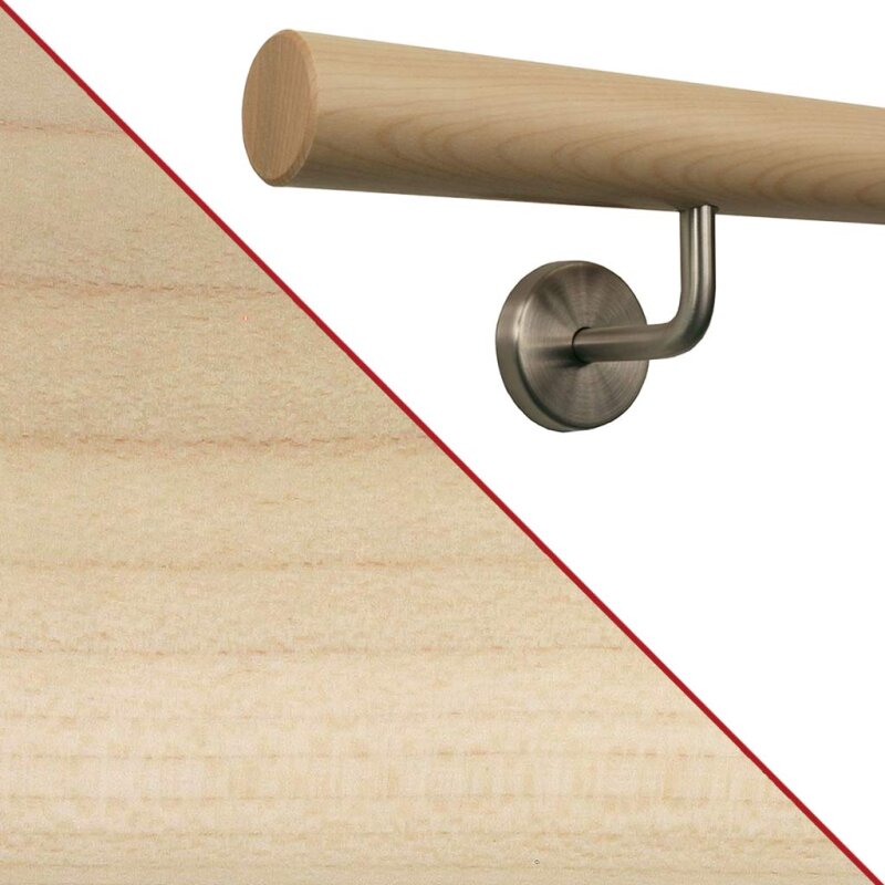 Handlauf Holz verschiedene Holzarten kaufen | TIBU