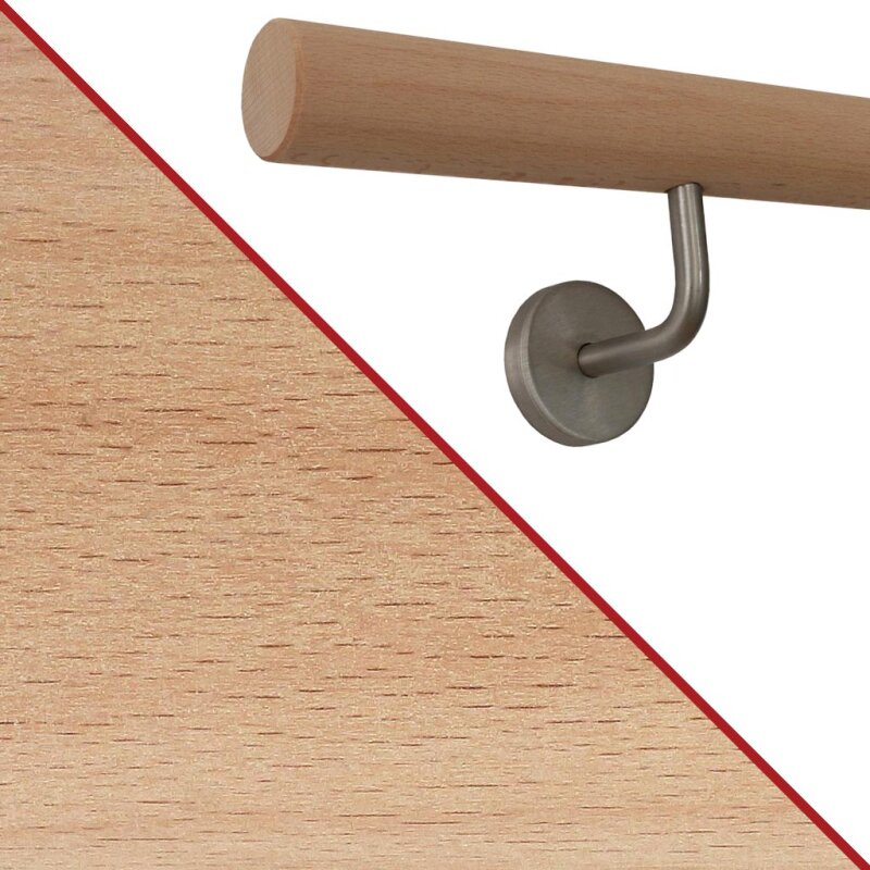 Handlauf Holz verschiedene Holzarten kaufen | TIBU